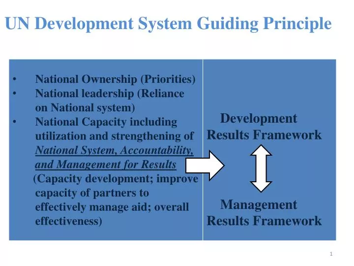 PPT - UN Development System Guiding Principle PowerPoint Presentation ...