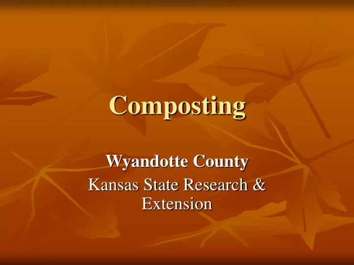PPT - Composting PowerPoint Presentation, free download - ID:1459562