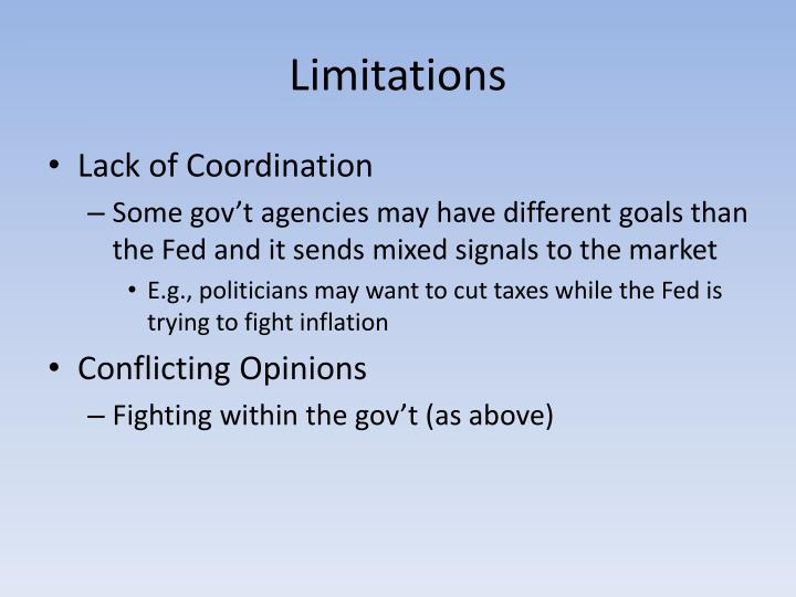 PPT - Limitations of Monetary Policy PowerPoint Presentation - ID:1460000
