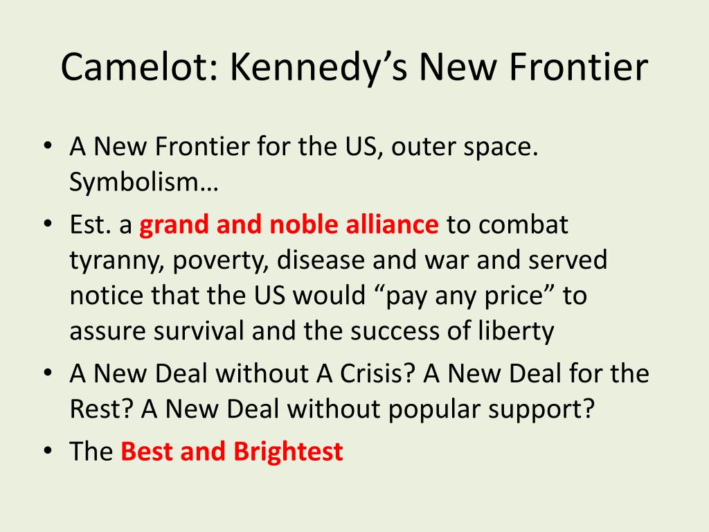 PPT - Domestic Policies in the Kennedy & Johnson Years PowerPoint ...