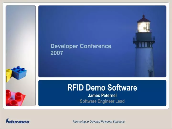 PPT - RFID Demo Software James Peternel Software Engineer Lead ...