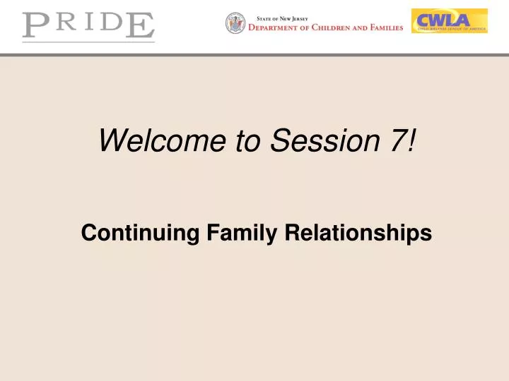 PPT - Welcome to Session 7! PowerPoint Presentation, free download - ID ...