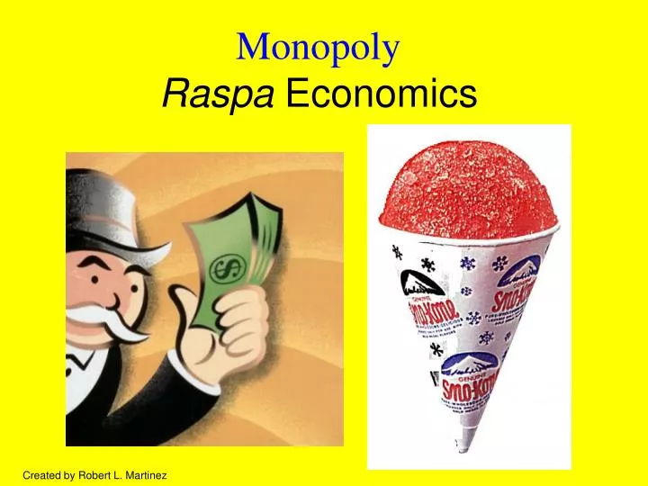 PPT - Monopoly Raspa Economics PowerPoint Presentation, free download ...