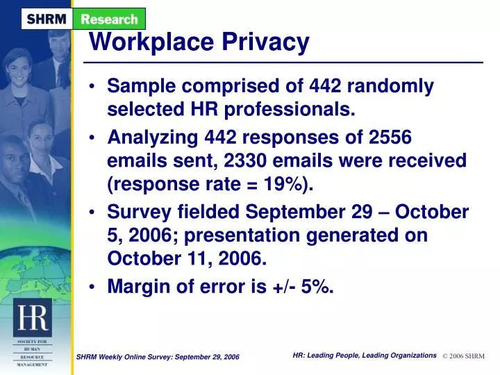 PPT - Workplace Privacy PowerPoint Presentation, free download - ID:1461005