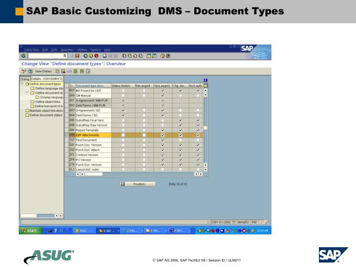 PPT - SAP Document Management System Integration with Content Servers ...