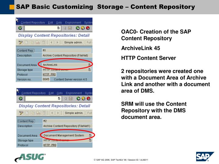 PPT - SAP Document Management System Integration with Content Servers ...