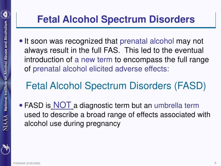PPT - Fetal Alcohol Syndrome and Fetal Alcohol Spectrum Disorders ...