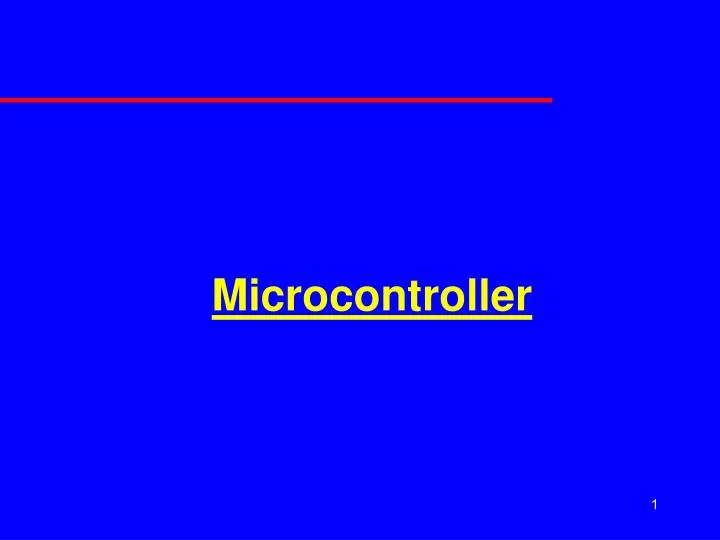 PPT - Microcontroller PowerPoint Presentation, free download - ID:146201