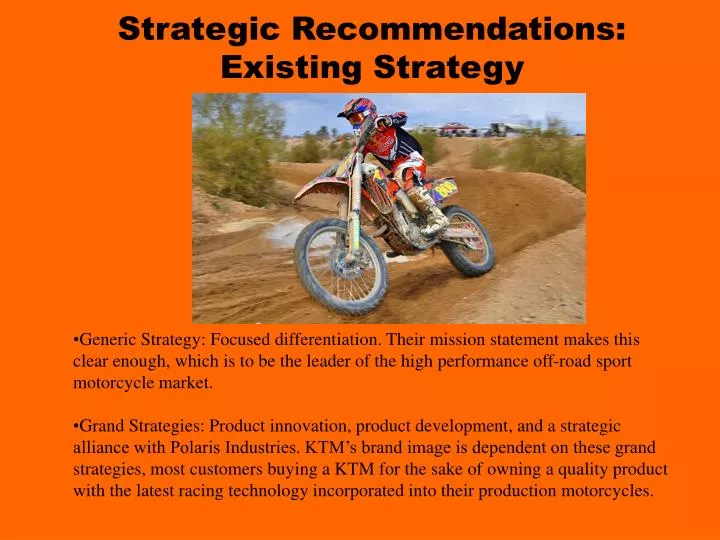 PPT - Strategic Recommendations: Existing Strategy PowerPoint ...