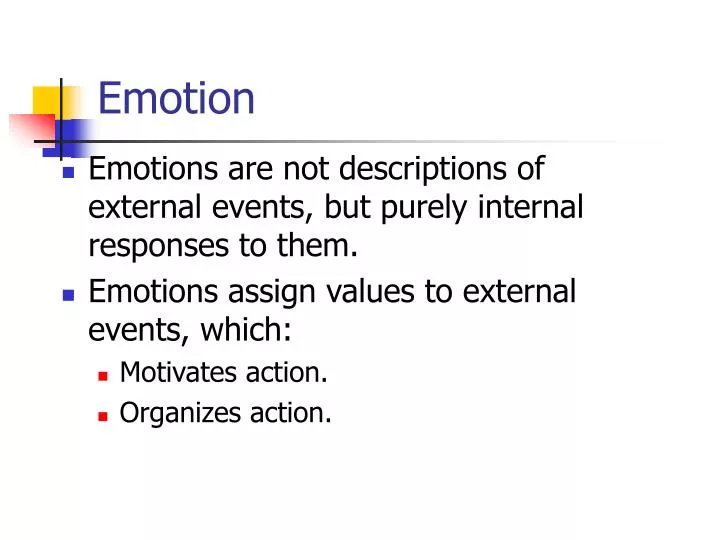 PPT - Emotion PowerPoint Presentation, free download - ID:1462667