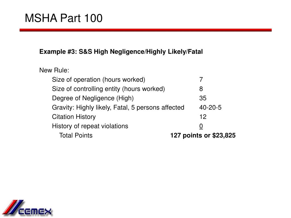 PPT - MSHA Part 100 Overview Arkansas Mine Safety & Health Conference ...