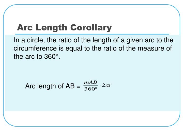 PPT - 11.4 Circumference and Arc Length PowerPoint Presentation - ID ...