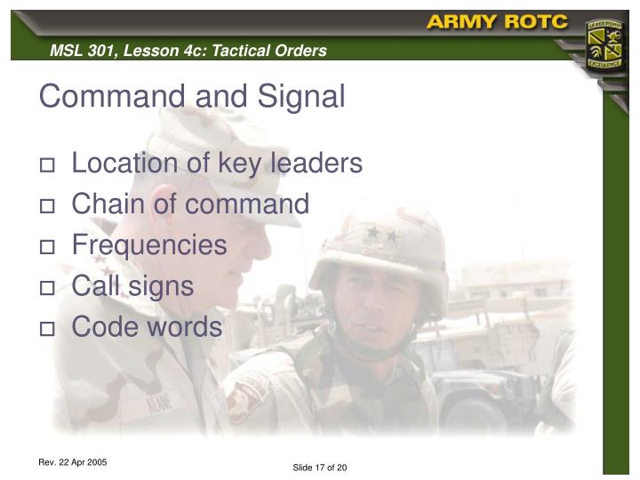 PPT - Tactical (Combat) Orders PowerPoint Presentation - ID:1464106