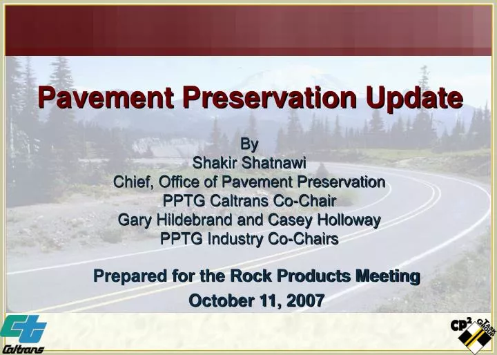 PPT - Pavement Preservation Update PowerPoint Presentation, free ...
