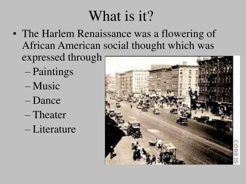 PPT - The Harlem Renaissance: A Cultural Awakening in the 1920s ...