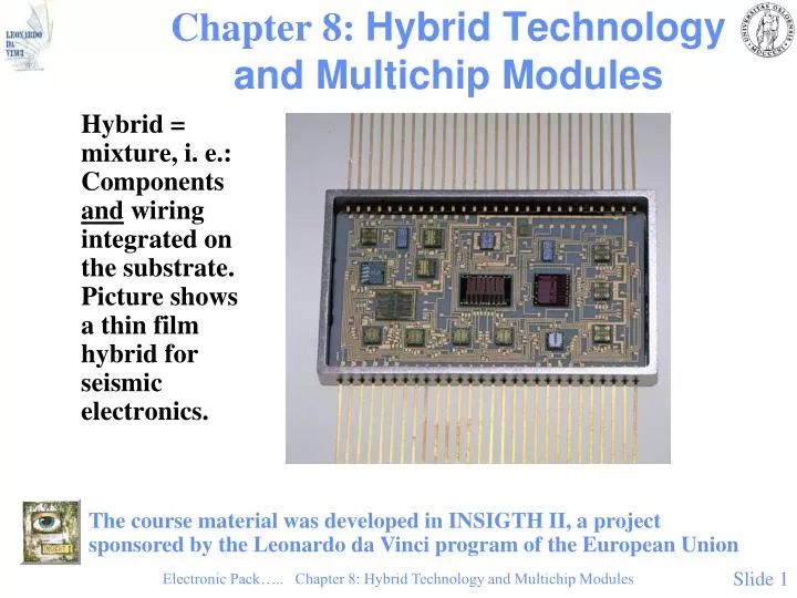PPT - Chapter 8: Hybrid Technology and Multichip Modules PowerPoint ...