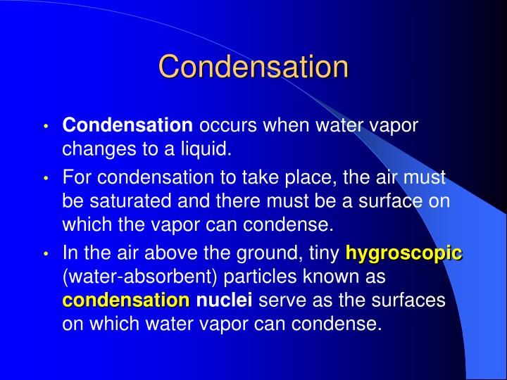 PPT - Forms of Condensation and Precipitation PowerPoint Presentation ...