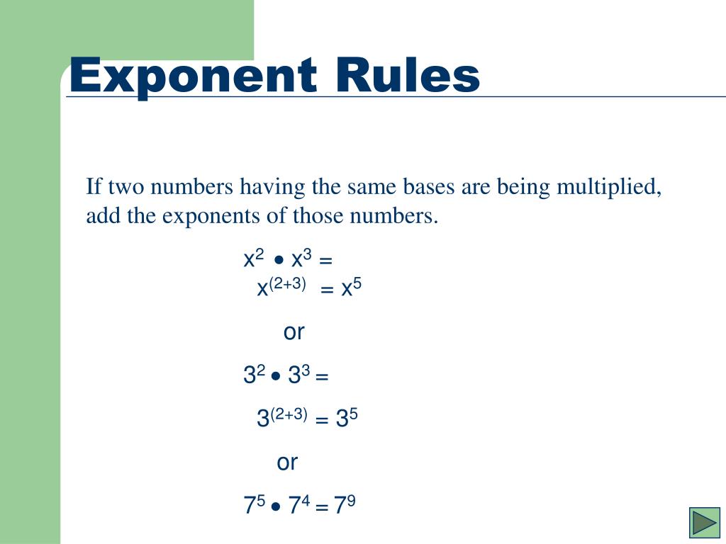 PPT Exponents PowerPoint Presentation Free Download ID 1465686 PPT Exponents PowerPoint Presentation Free Download ID 1465686