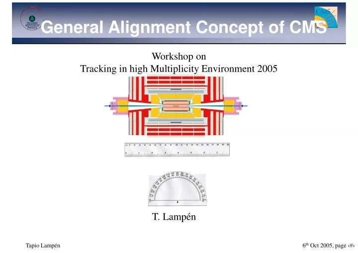 PPT - General Alignment Concept of CMS PowerPoint Presentation, free ...