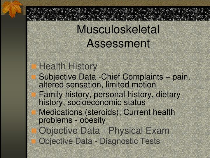 PPT - Assessment of Musculoskeletal System PowerPoint Presentation - ID ...