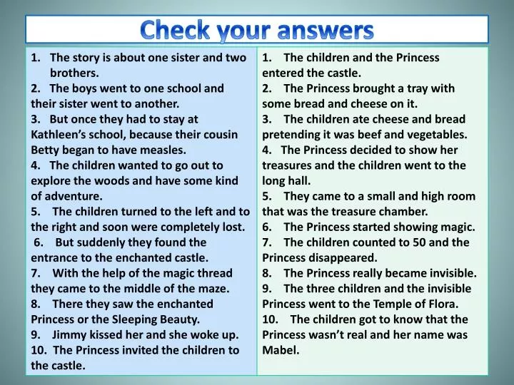 PPT - Check your answers PowerPoint Presentation, free download - ID ...