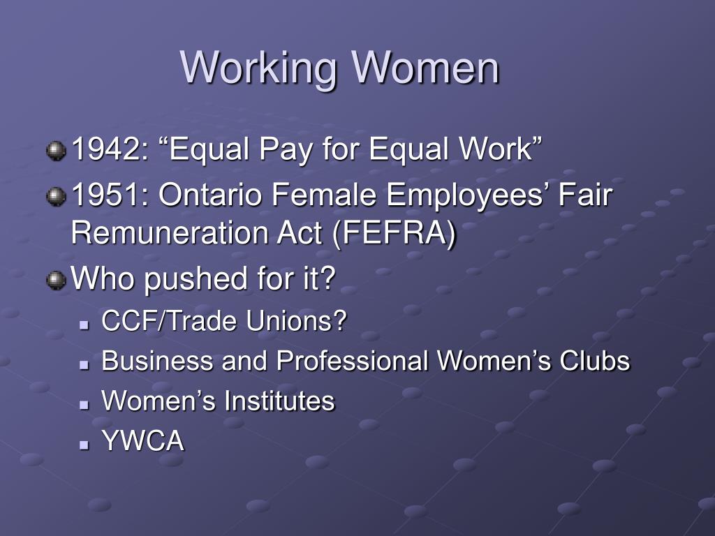 PPT - Canadian Women After 1945 PowerPoint Presentation, free download ...