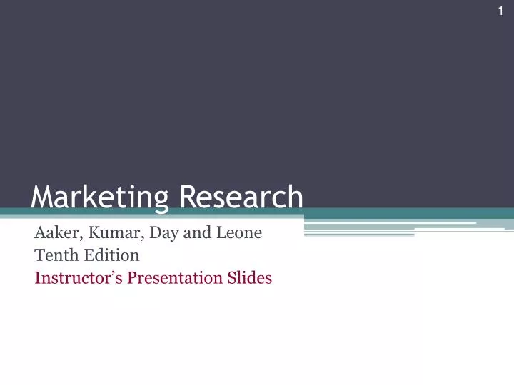 PPT - Marketing Research PowerPoint Presentation, free download - ID ...