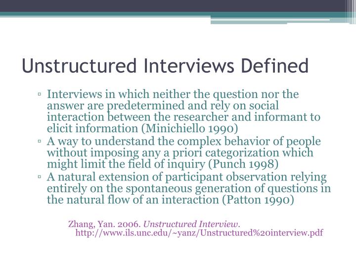 PPT - Qualitative Research Interviews PowerPoint Presentation - ID:146826