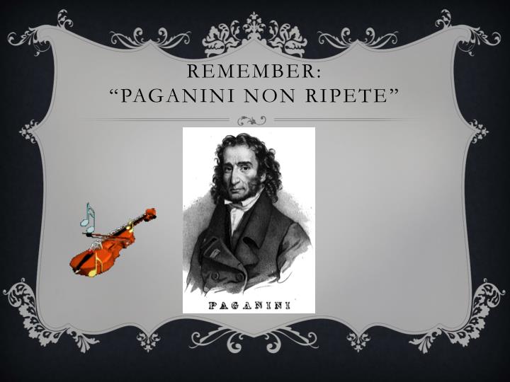 PPT - Niccolò Paganini PowerPoint Presentation - ID:1468651