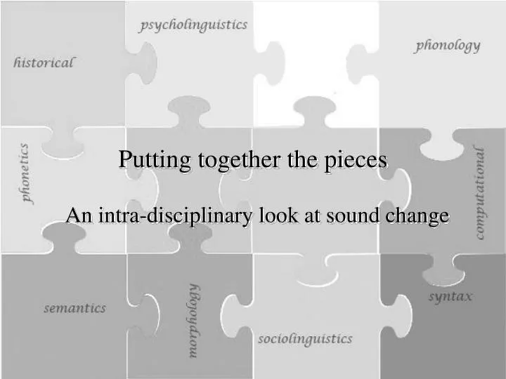 PPT - Putting together the pieces PowerPoint Presentation, free ...