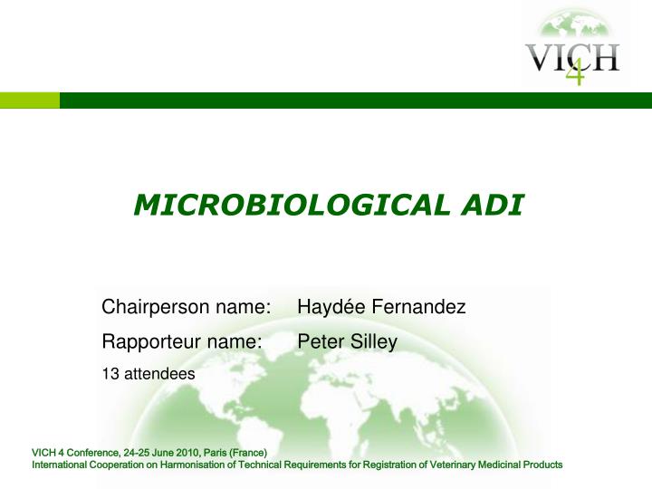 PPT - MICROBIOLOGICAL ADI PowerPoint Presentation, free download - ID ...