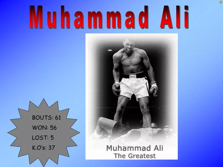 PPT - Muhammad Ali PowerPoint Presentation, free download - ID:1469381