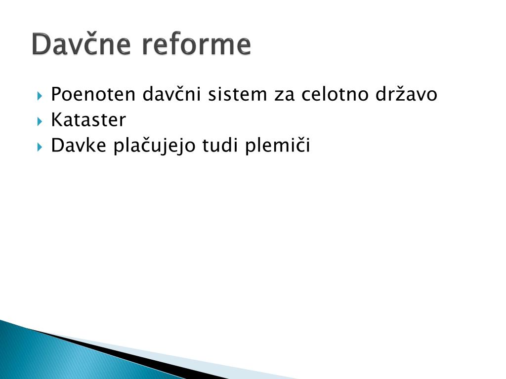 PPT - Razsvetljeni absolutizem REFORME MARIJE TEREZIJE IN JOŽEFA II ...