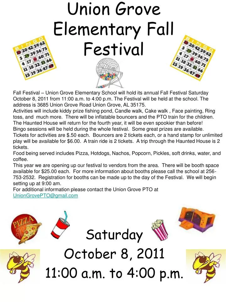 PPT - Union Grove Elementary Fall Festival PowerPoint Presentation ...