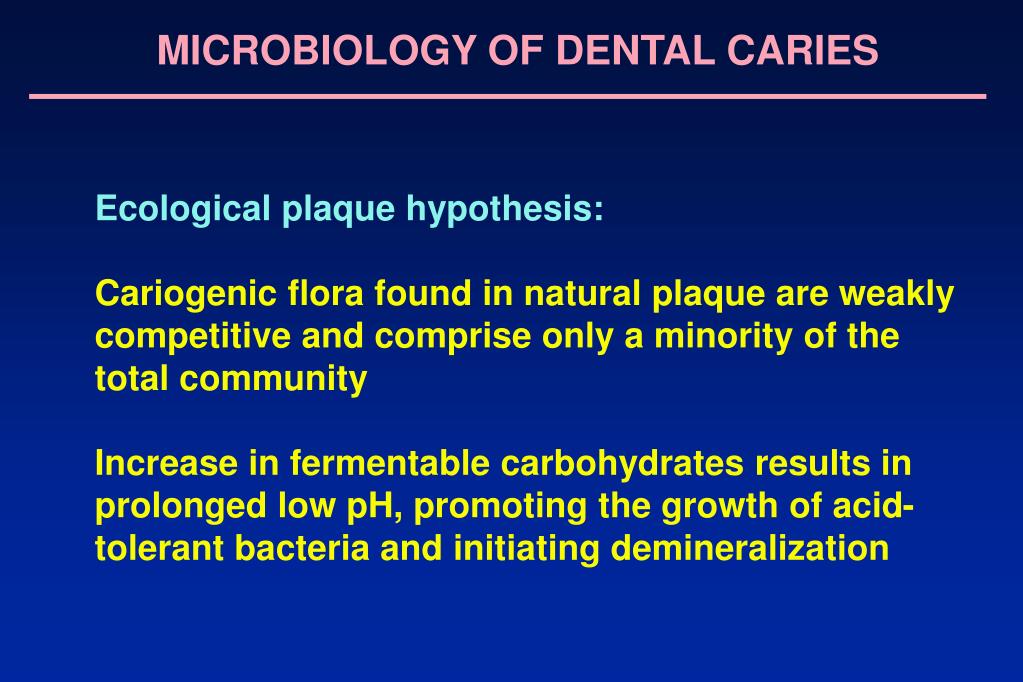 PPT - MICROBIOLOGY OF DENTAL CARIES PowerPoint Presentation, free ...