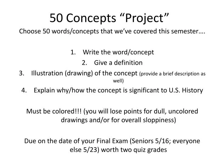 PPT - 50 Concepts “Project” PowerPoint Presentation, free download - ID ...