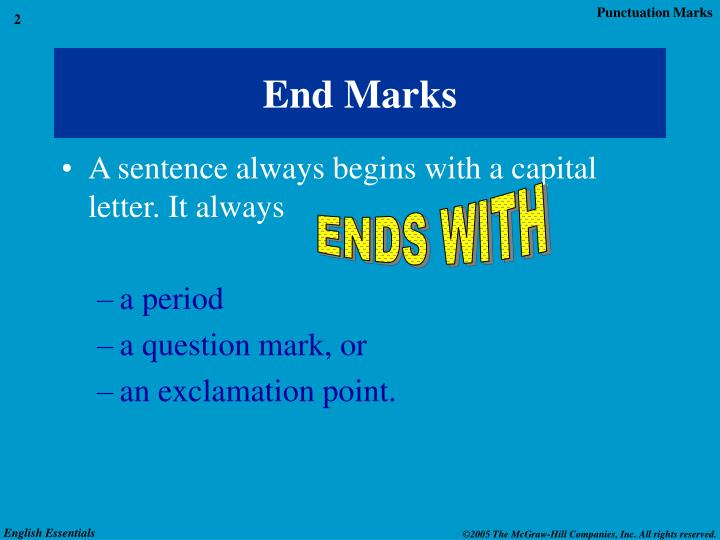 PPT - Punctuation Marks PowerPoint Presentation - ID:1471301