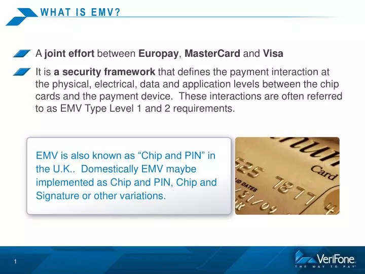 PPT - What is EMV? PowerPoint Presentation, free download - ID:1471302