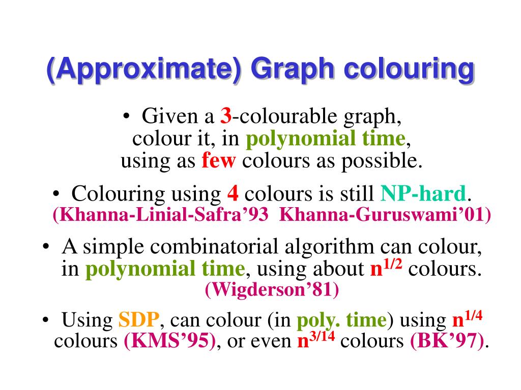 Ppt Semidefinite Programming Based Approximation Algorithms Powerpoint Presentation Id1471464