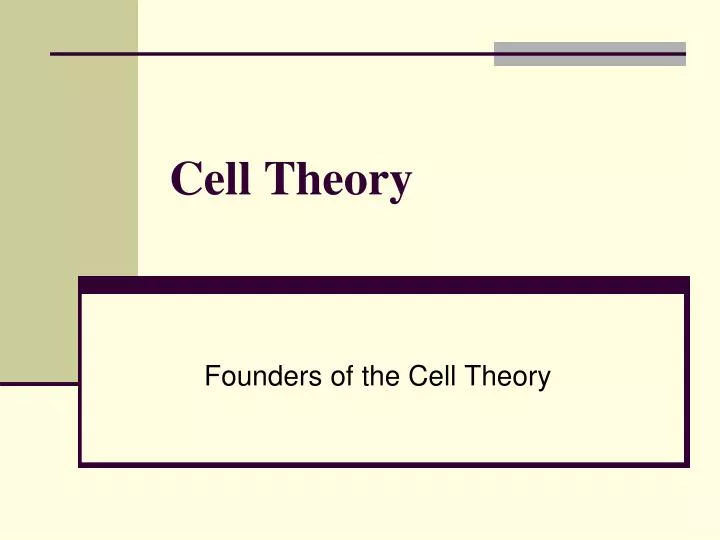 PPT - Cell Theory PowerPoint Presentation, free download - ID:1471510