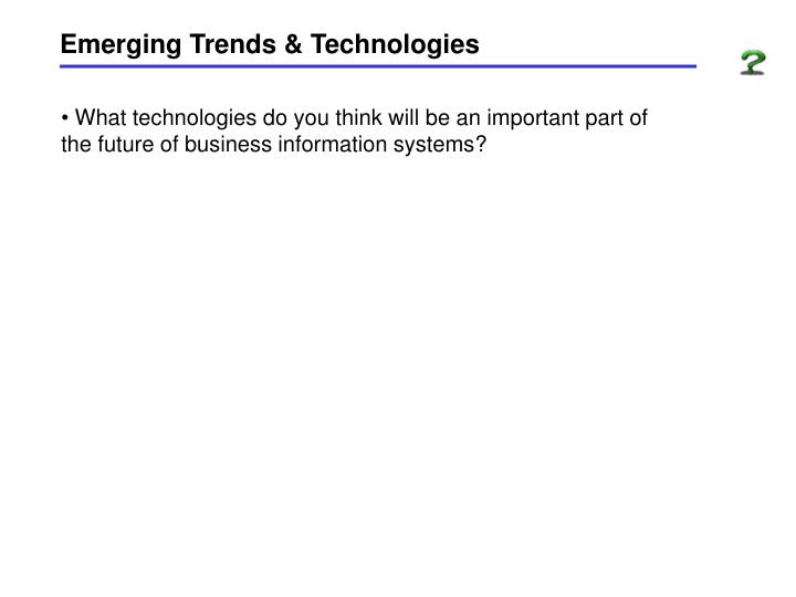 PPT - Emerging Information Technology Trends PowerPoint Presentation ...