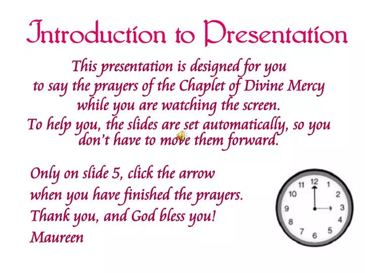 PPT - Introduction to Presentation PowerPoint Presentation, free ...