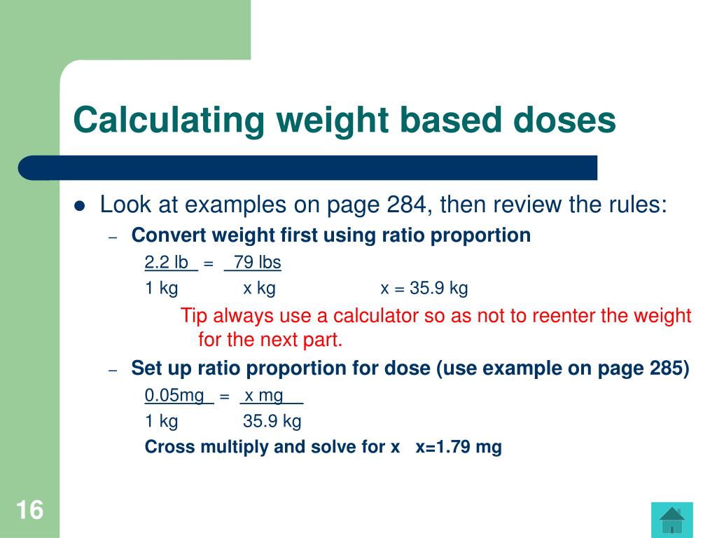 PPT Dosage Calculation Review PowerPoint Presentation Free Download