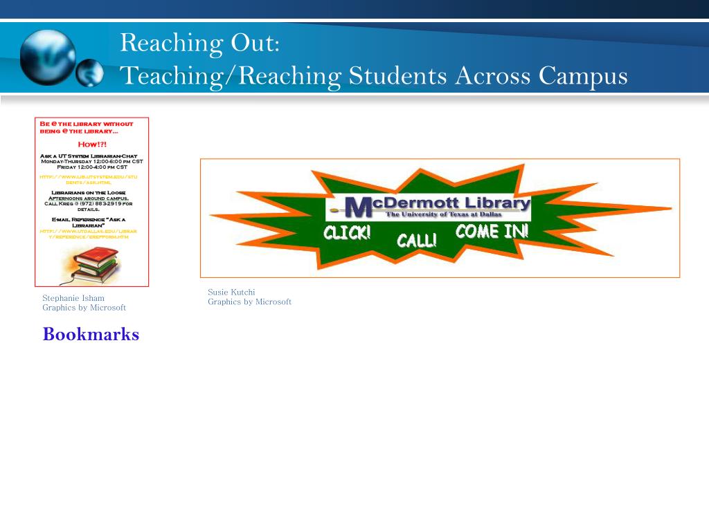 PPT - Loreen Phillips Eugene McDermott Library University of Texas at ...