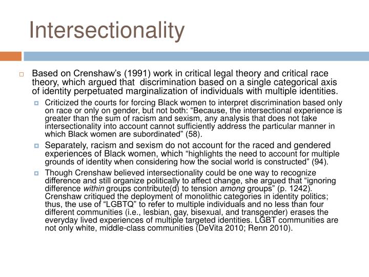 PPT - Examining the Multiple and Intersecting identities of LGBTQ ...