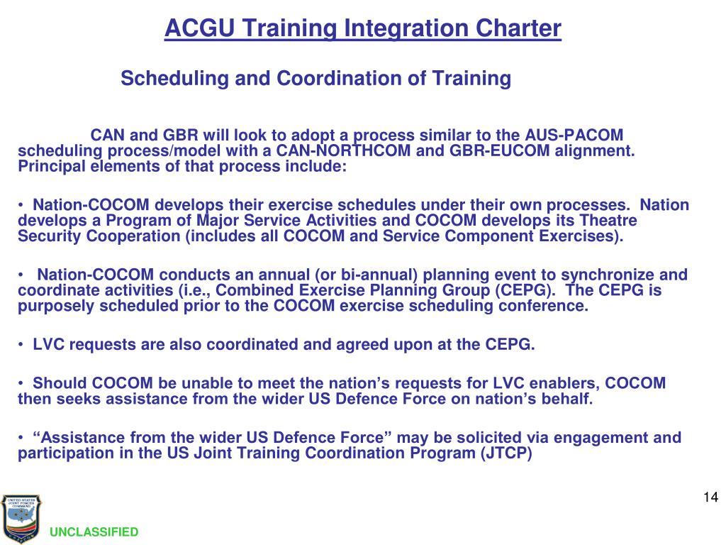 PPT - ACGU (formerly ABCA) Training Integration General Session Work ...