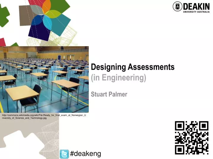 PPT - Designing Assessments (in Engineering) PowerPoint Presentation ...