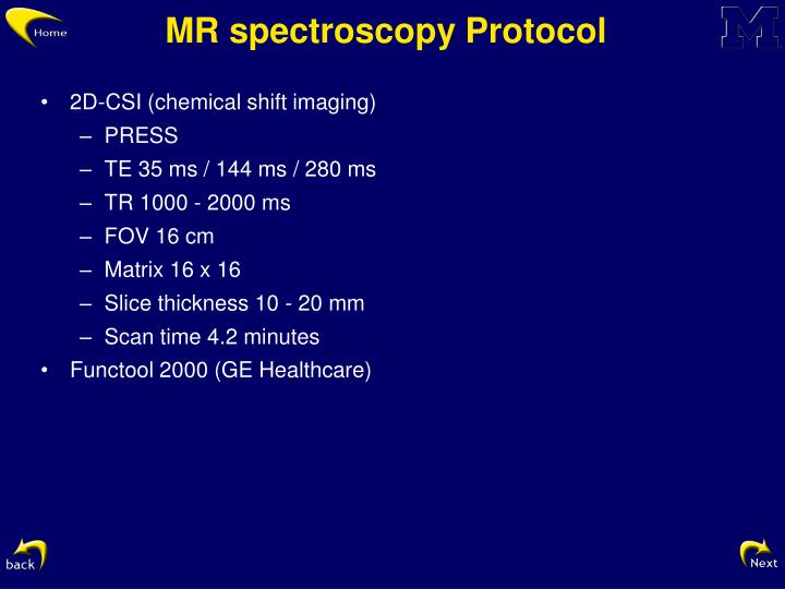 PPT - Role of MR Spectroscopy in Differentiating Radiation Necrosis ...