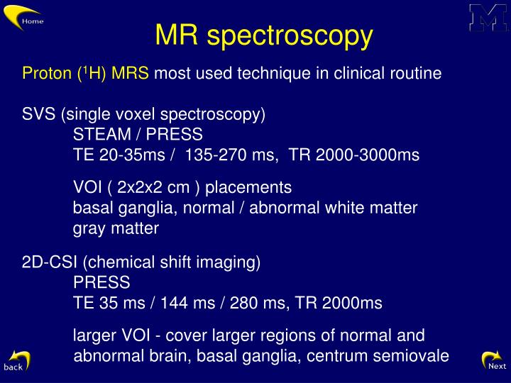 PPT - Role of MR Spectroscopy in Differentiating Radiation Necrosis ...