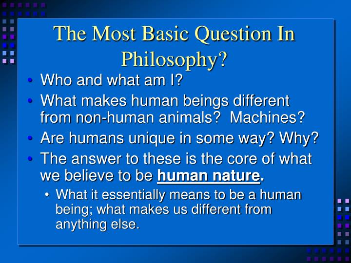 PPT - Why Study Human Nature? PowerPoint Presentation - ID:1473793